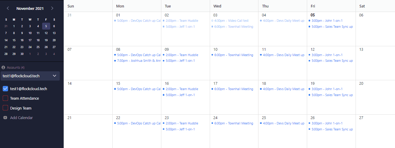 Create a Calendar Event – Neo Business