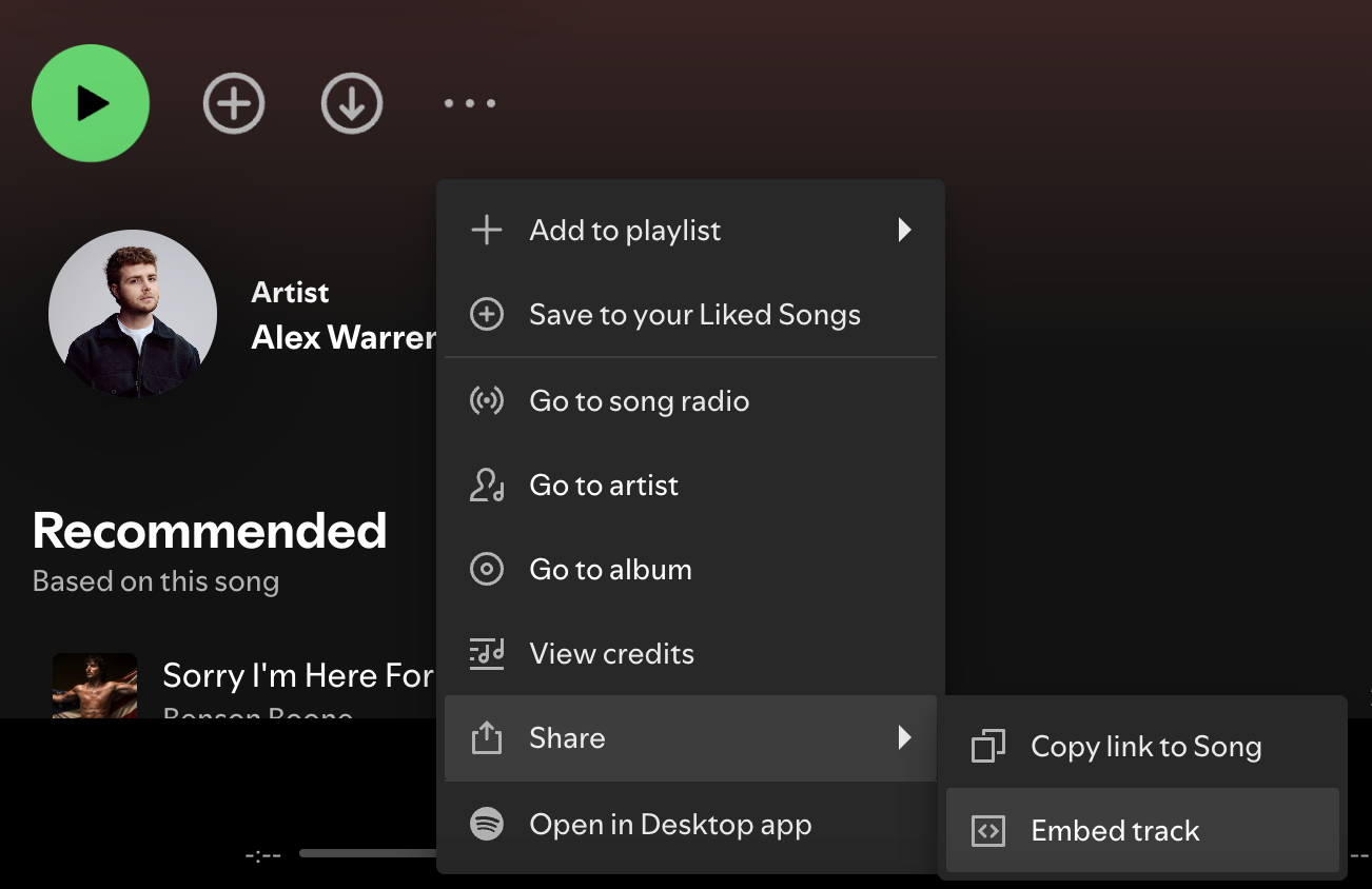 Embed Spotify on Neo Site – Neo Business