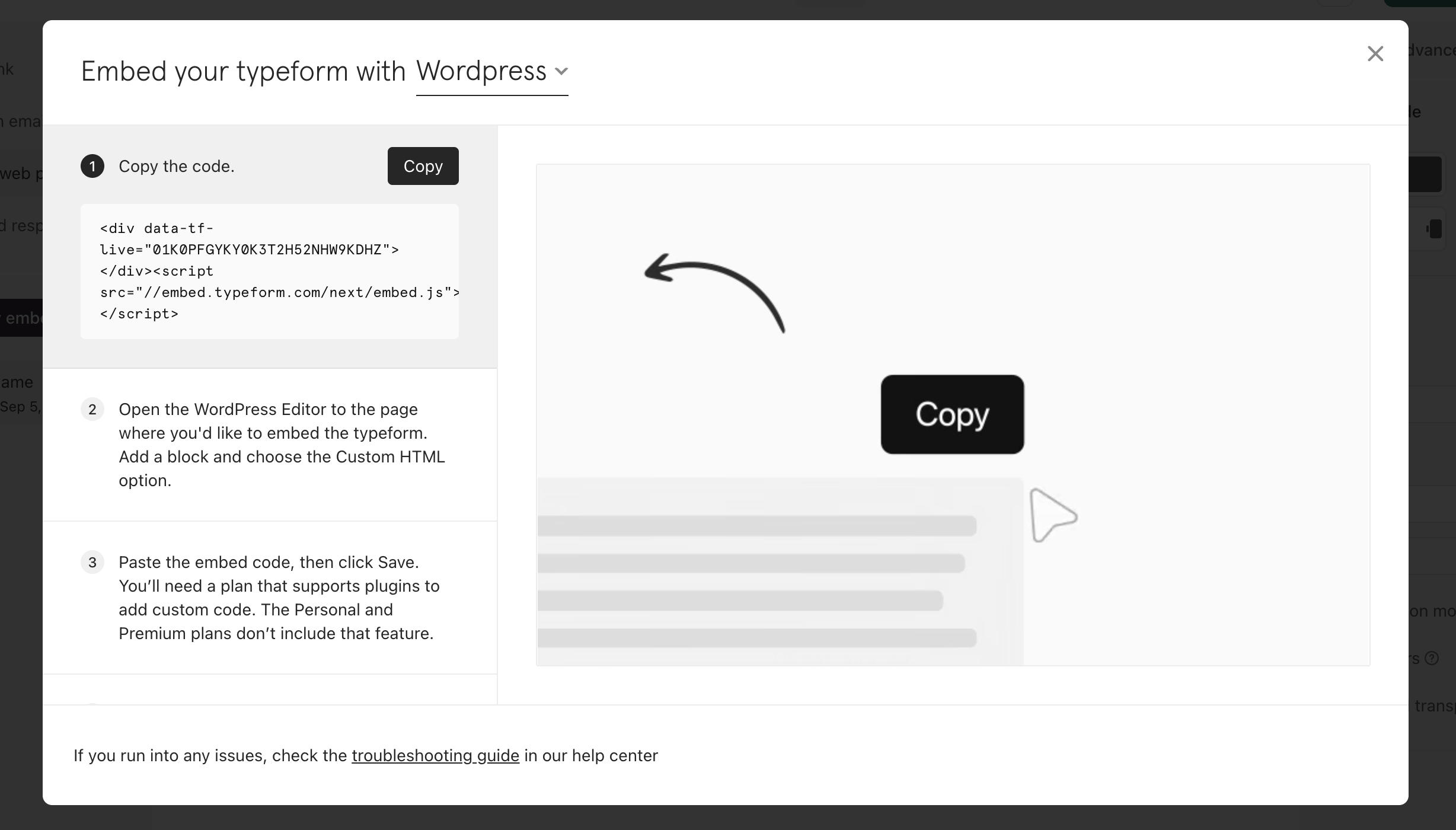 Embed Typeform forms on Neo Site – Neo Business